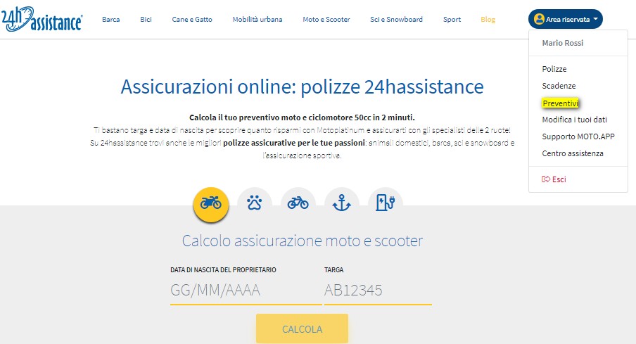 Motoplatinum: l'assicurazione per moto, scooter e ciclomotore – Sito di ...